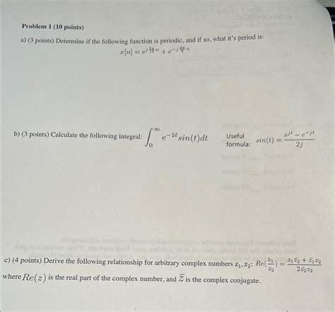Solved Problem 1 10 Points A 3 Points Determine If The