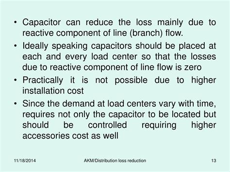 Ppt Distribution Feeder Loss Reduction And Voltage Drop Control