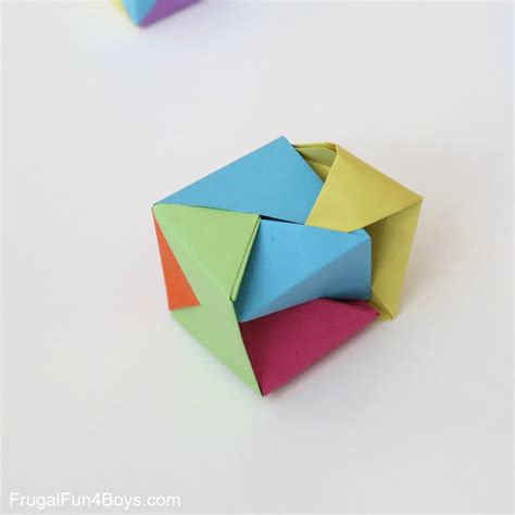 How To Make A Fold Origami Cube At Charles Mazurek Blog