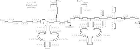 The Schematic Of Class‐ef Power Amplifier Download Scientific Diagram