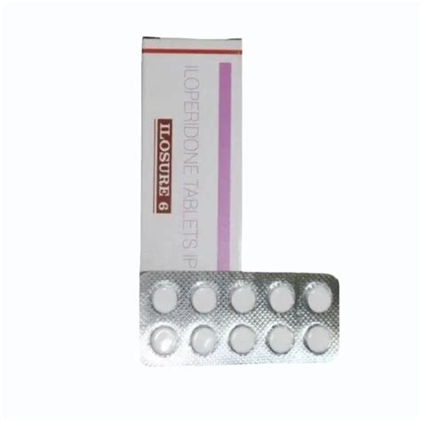 Iloperidone Tablet Ilosure 6 At ₹ 50stripe Iloperidone Tablets In