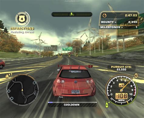 Need For Speed Most Wanted GameCube The King Of Grabs