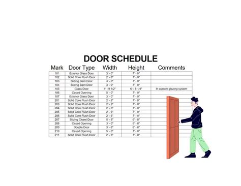 Free Door Schedule Template Hot Sex Picture