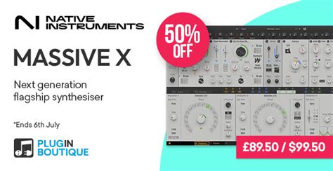 Native Instruments Massive X Summer Of Sound Sale 50 Off 👍 R Plugindeals