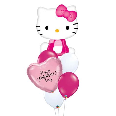 Hello Kitty Personalised Balloon Bouquet Bearloonsg