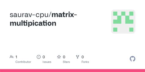 Github Saurav Cpumatrix Multipication