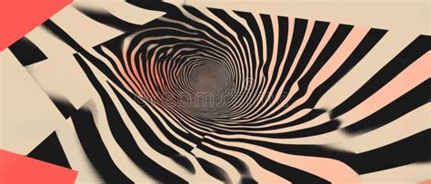 Exploration Of Repeating Geometric Patterns And Distorted Shapes In