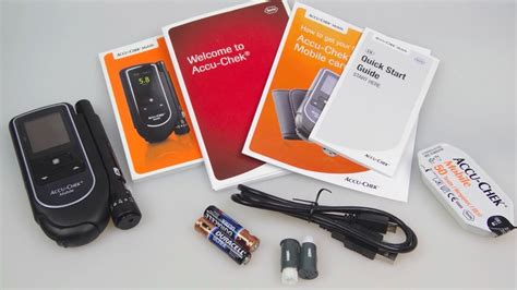 Accu Chek Mobile Diabetic Blood Glucose Meter Review Youtube