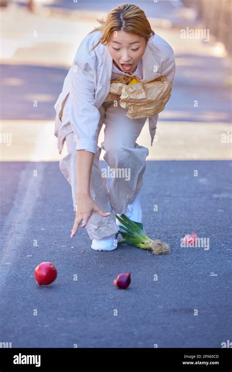 Woman Tripping And Falling