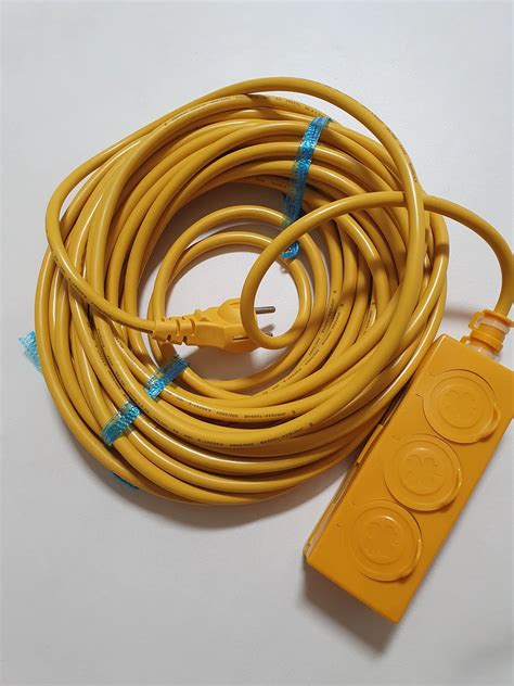 캠핑 전기릴선 3구 18m 당근 중고거래