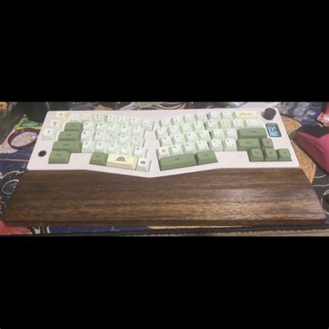 Jual Alice Layout Palm Rest Keyboard Kayu Jati Dudukan Tangan Keyboard Kota Cimahi Hagia