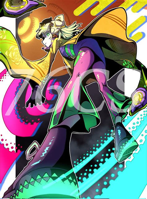 Geonbanmaen Noh Punk Ze Amin Yu Gi Oh Highres 1girl Bent Over
