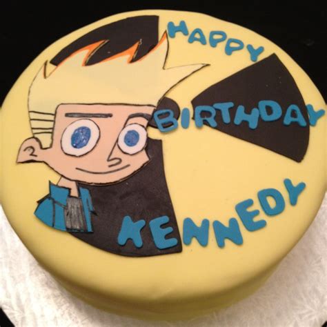 Johnny Test Cake Birthday Cake Designs Birthday Trampoline Party