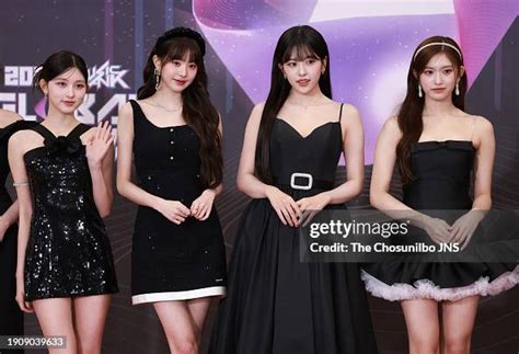 Gaeul Jang Won Young An Yu Jin And Leeseo Of Ive Attend Music Bank