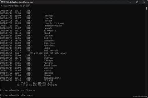 Windows命令行实用技巧：快速导航与文件操作 Csdn博客
