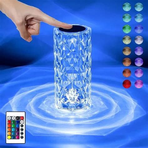 Table Lamps Cylindrical Led Touch Lamp For Decoration Acrylic At