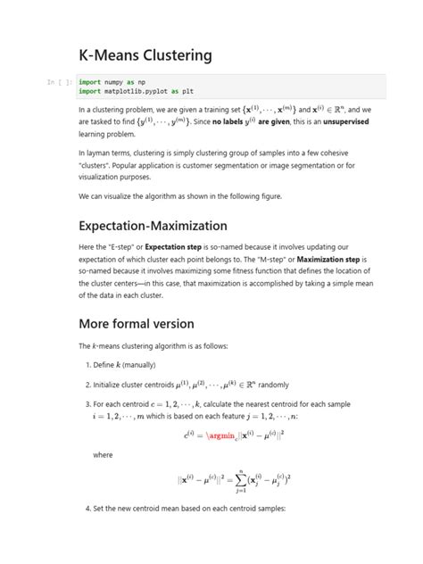 01 K Means Merged Pdf Cluster Analysis Algorithms