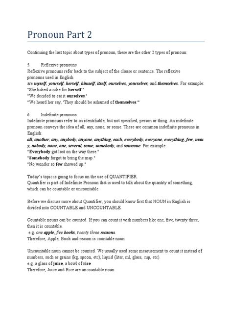 Pronoun Part 2 Pdf