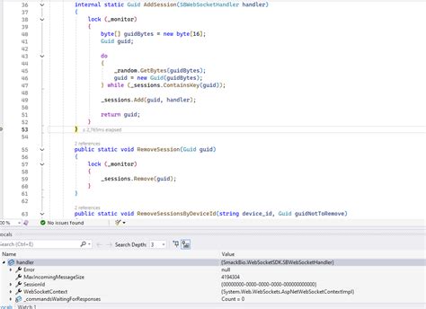 C Websockets Invalid Session Id The Session May Have Been Already