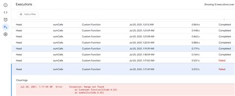 Javascript Troubleshooting Js Formula For Summing A Single Cell