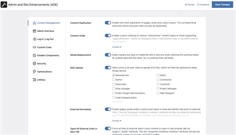 分享一款国外免费的wordpress优化插件：admin and site enhancements ase 程序员阿鑫 带你一起秃头