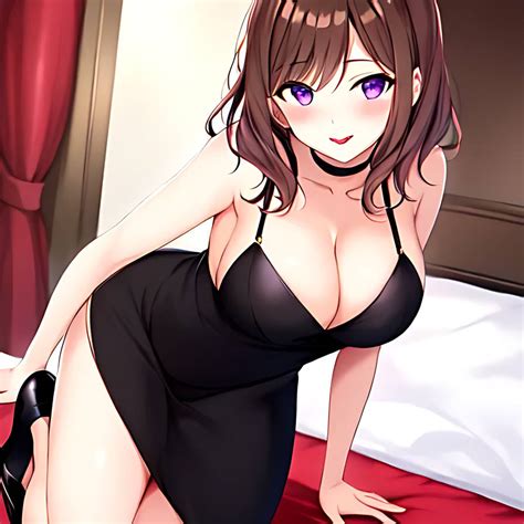 Anime Woman Being Seductive And Cute By Sanjidacat93 On Deviantart
