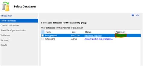 Adding Db To Always On Availability Group “password Required” Bahti Samet Coban
