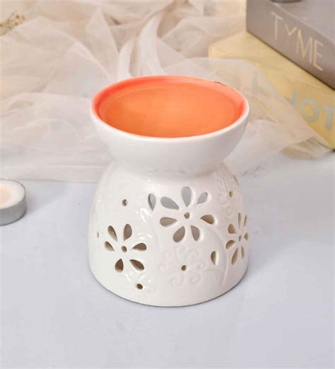 Buy Blissful White Ceramic Oil Diffuser At 43 Off By Tayhaa Pepperfry