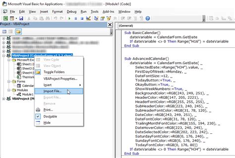Ứng Dụng Chọn Ngày Dùng Trong Excel Và Vba Calendar Form