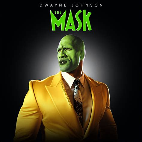 Dwayne The Mask Johnson By Darkmattermart On Deviantart