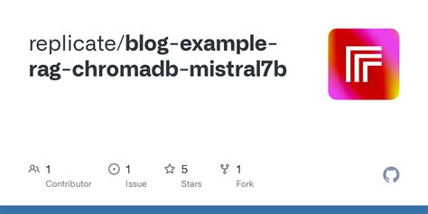 GitHub Replicate Blog Example Rag Chromadb Mistral7b