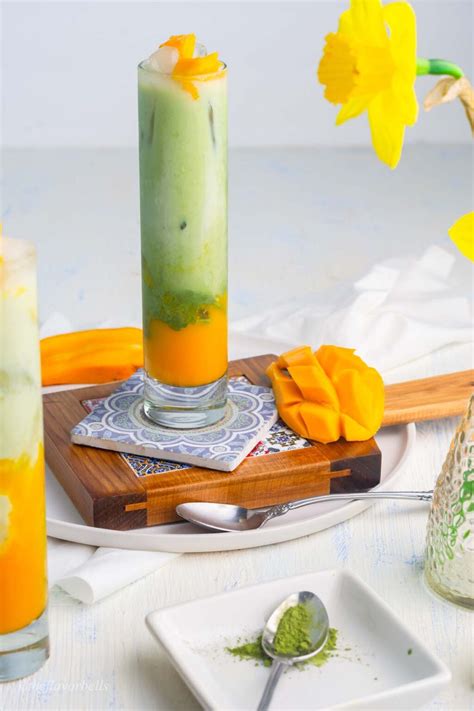Mango Matcha Latte The Flavor Bells