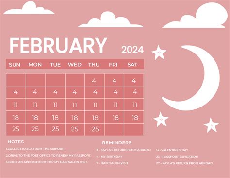 Free Photo Calendar Templates Editable And Printable