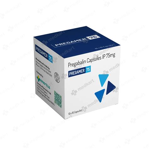 Pregamer 75mg Tab 1x10 Pregabalin 75 Mg At Rs 19 8 Stripe Nervigesic In Ahmedabad Id