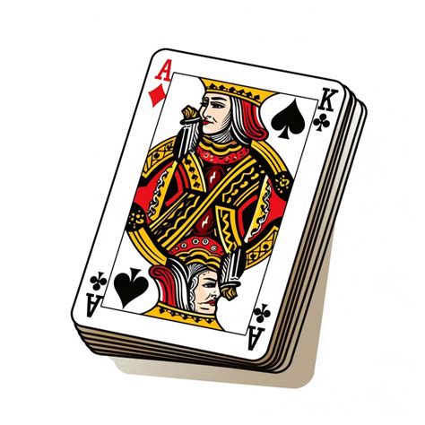 Playing Cards 2d Cartoon Vector Illustration On White Back 30691195