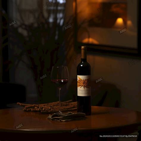 Ai创作图高级简约红酒 红酒场景图 高端红酒贴图 葡萄酒 红酒贴图 红酒杯暖色背景 名酒 红酒包装 酒类 红酒瓶 静物葡萄酒杯玻璃杯子 红酒杯高脚杯暖色背景 昵图网