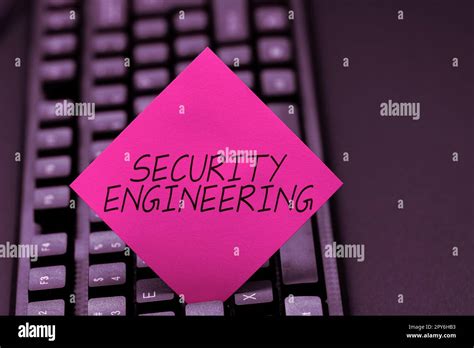 Handwriting Text Security Engineering Business Idea Focus On The Security Aspects In The Design