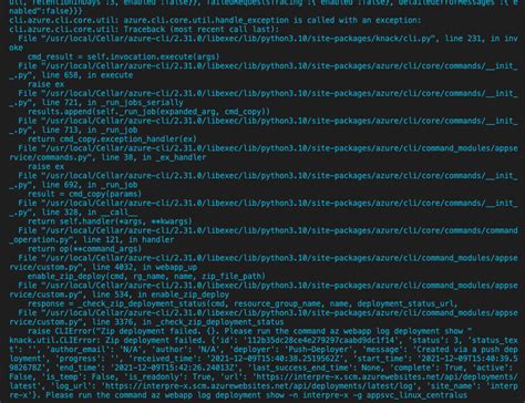 az webapp up zip deployment fail microsoft qanda
