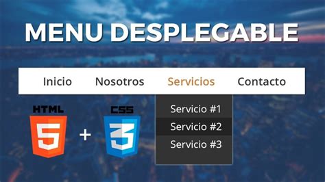 Cómo Crear Un Menú Desplegable Con Css Paso A Paso