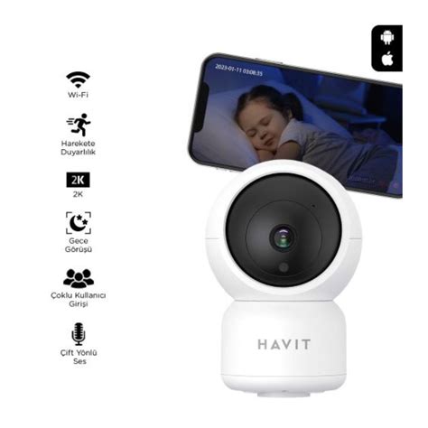Havit Ipc30 Smart 360° 2k Night Vision Ip Camera Home Camera Petracom