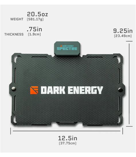 Dark Energy Spectre Solar Panel Folding Grey Corlane Sporting Goods Ltd