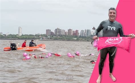 Deporte Y Solidaridad Eduardo Appoloni Nadó En La Travesía Rosa Helvecia