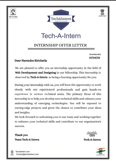 Narendra Sirichatla On Linkedin Techaintern Techainternship