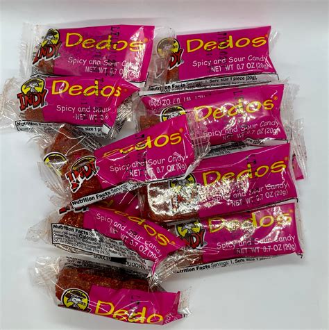 Mexican Dedos Mexican Candy Dulce Mexicano Sweet And Spicy Candy