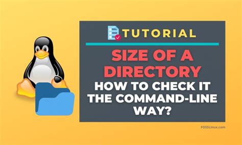 How To Get The Size Of A Directory In Linux