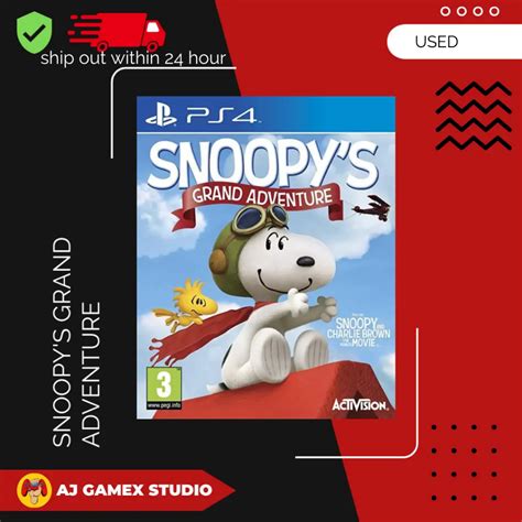 Snoopys Grand Adventure Physical Disc Ps4 Shopee Malaysia