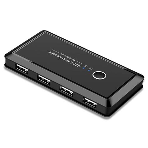 Usb Switch Selector 4 Port Peripheral Switcher Box Grandado