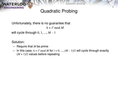 Ppt Quadratic Probing Powerpoint Presentation Free Download Id2470393