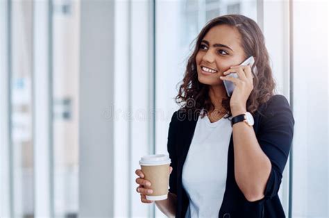 Shes Always Making Moves Towards Success A Young Businesswoman Talking