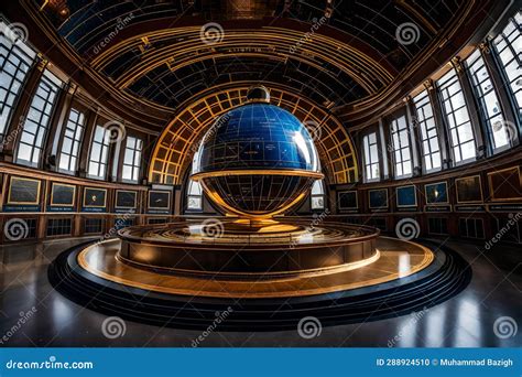 The Foucault Pendulum Used To Demonstrate The Earth S Rotation In Griffith Observatory Stock